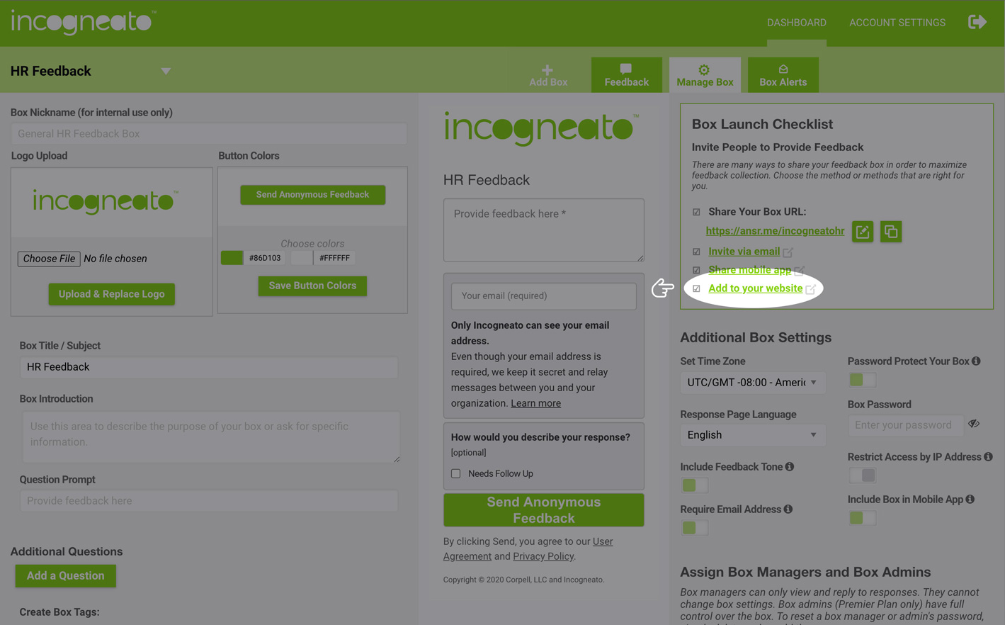 Where To Find HTML Code To Place Your Suggestion Box Widget On Your 